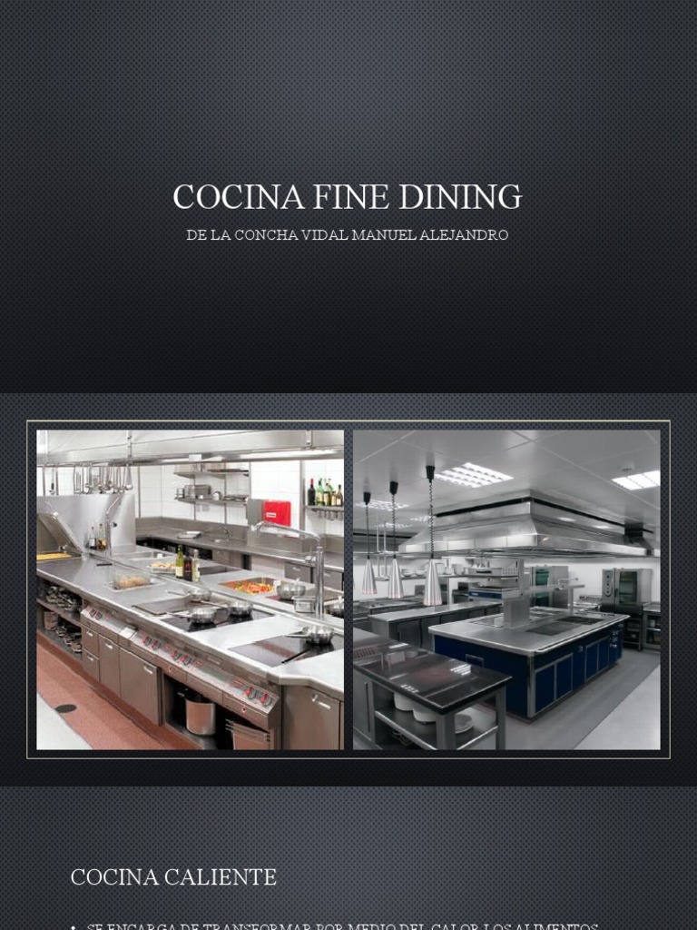 Cocina Fine Dining | PDF