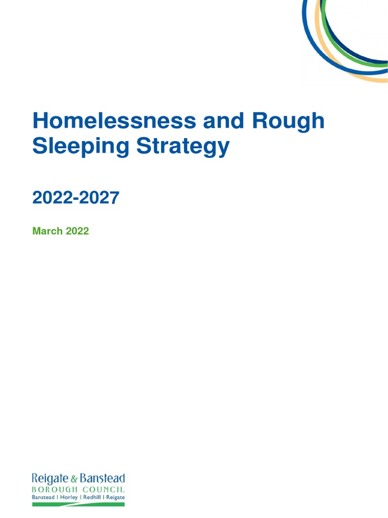 Homelessness and Rough Sleeping Strategy 2022 To 2027.accessible | PDF ...