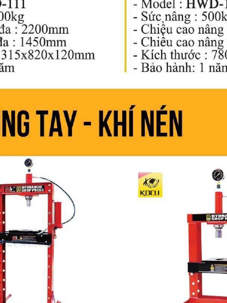 Máy Ép TH y L C - Ty12001 | PDF