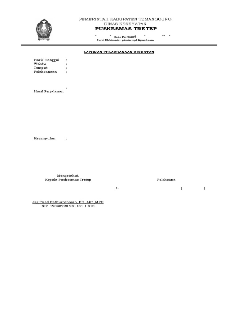 Format Lap Hasil 2023 | PDF
