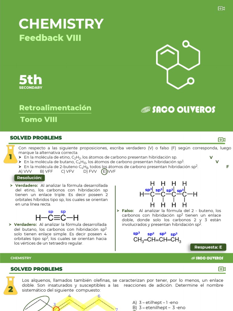 Quimica Tomo 8 | PDF | Ácido | Cetona