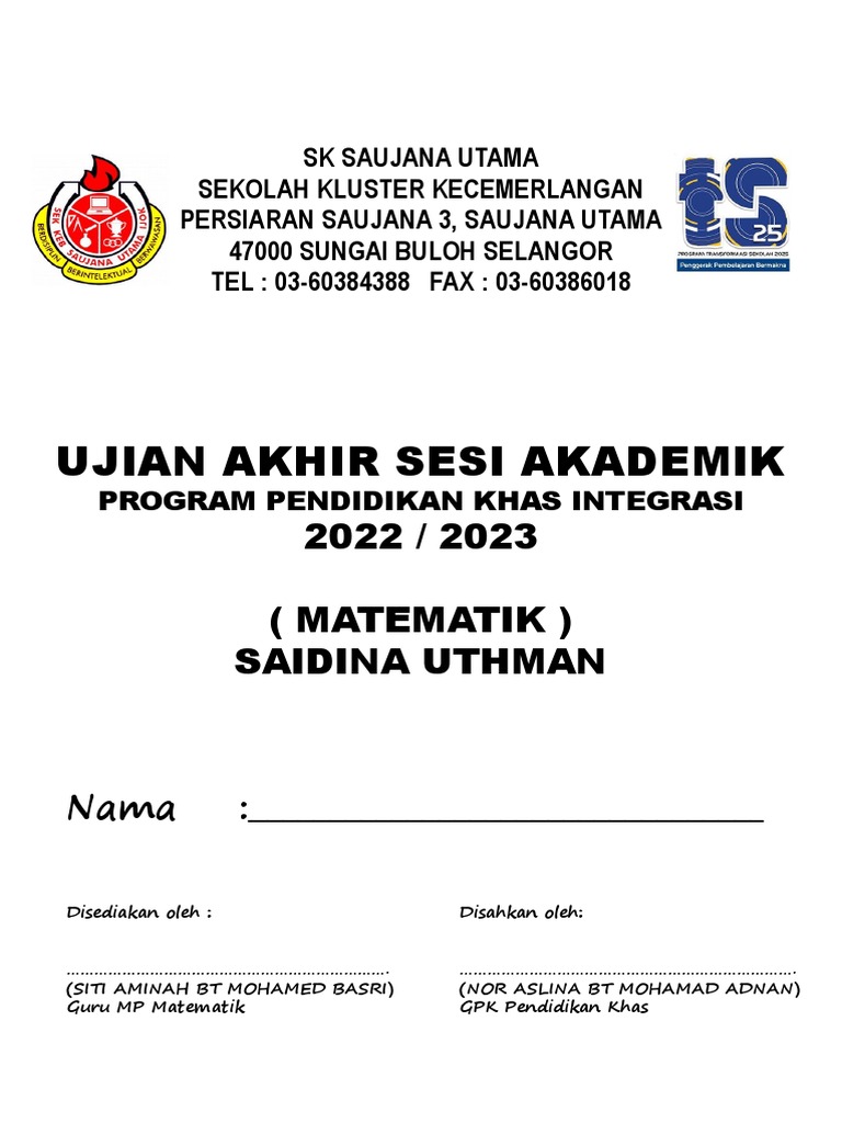 Matematik Tahun4 Pdf