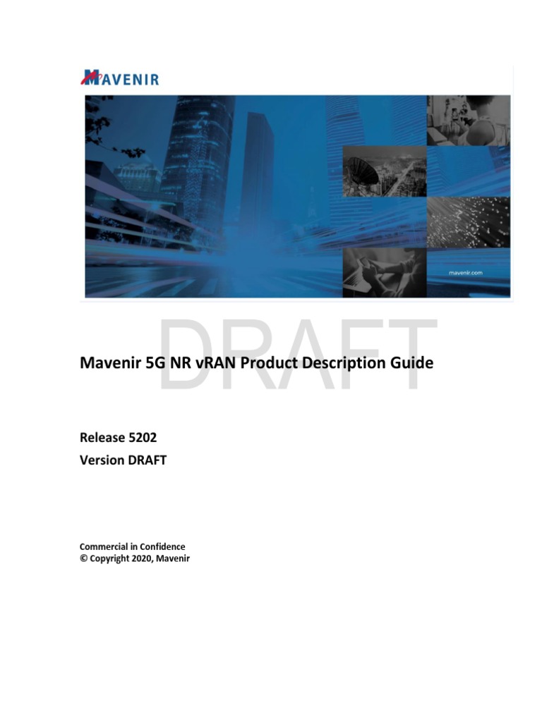 Mavenir 5G - NR - vRAN - Product Description Guide DRAFT | PDF | Cloud Computing | Information ...