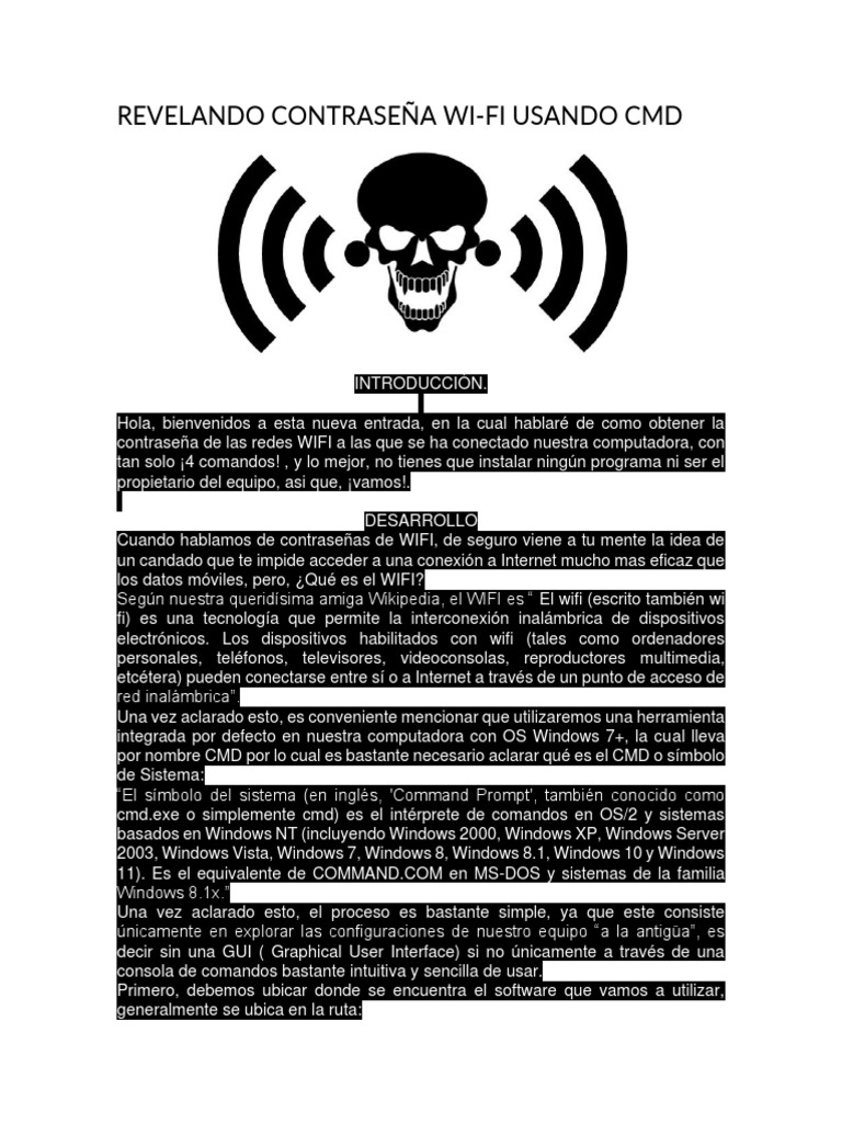 Como Conseguir Conectarse A Cualquier Wifi | PDF | Wifi | Microsoft Windows