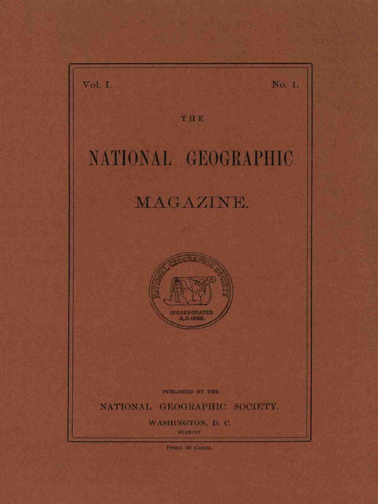 National Geographic Magazine Launch 1888 | PDF | Geography | Earth Sciences