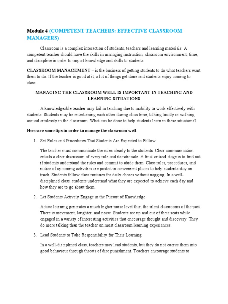 The Teaching Profession | PDF | Classroom Management | Teachers