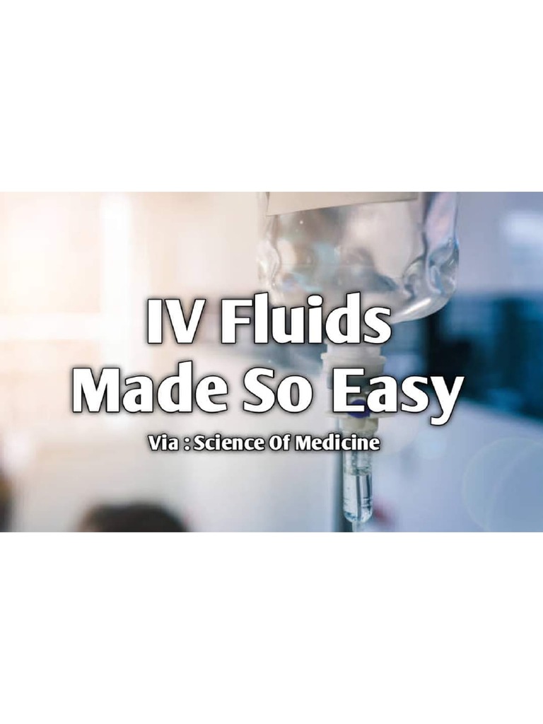 IV Fluids PDF | PDF
