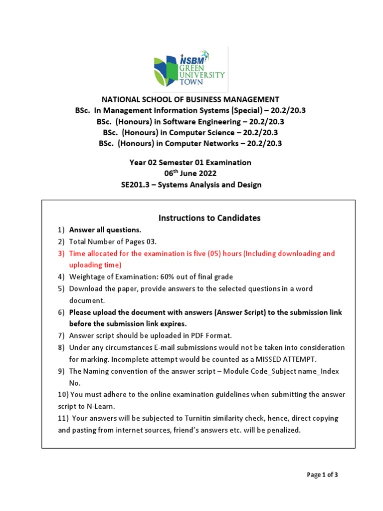 20.2 - 201.3 - Y2S1 - NON PU - 06jun2022 - Final | PDF | Agile Software ...