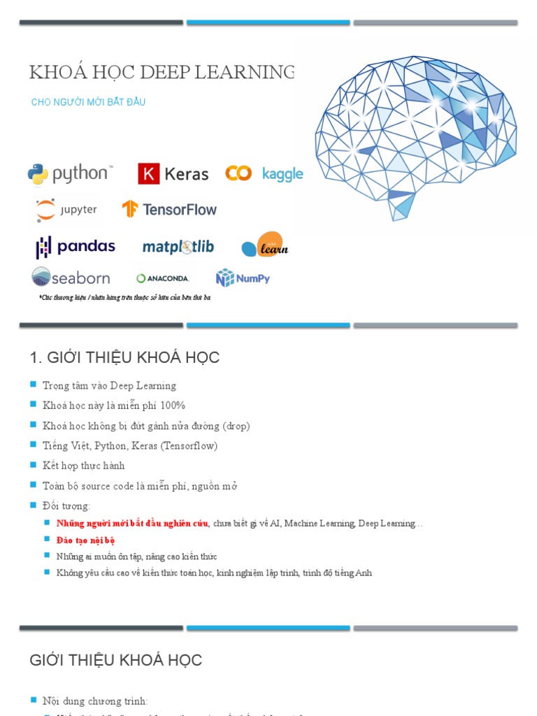 Khoá học deep learning | PDF