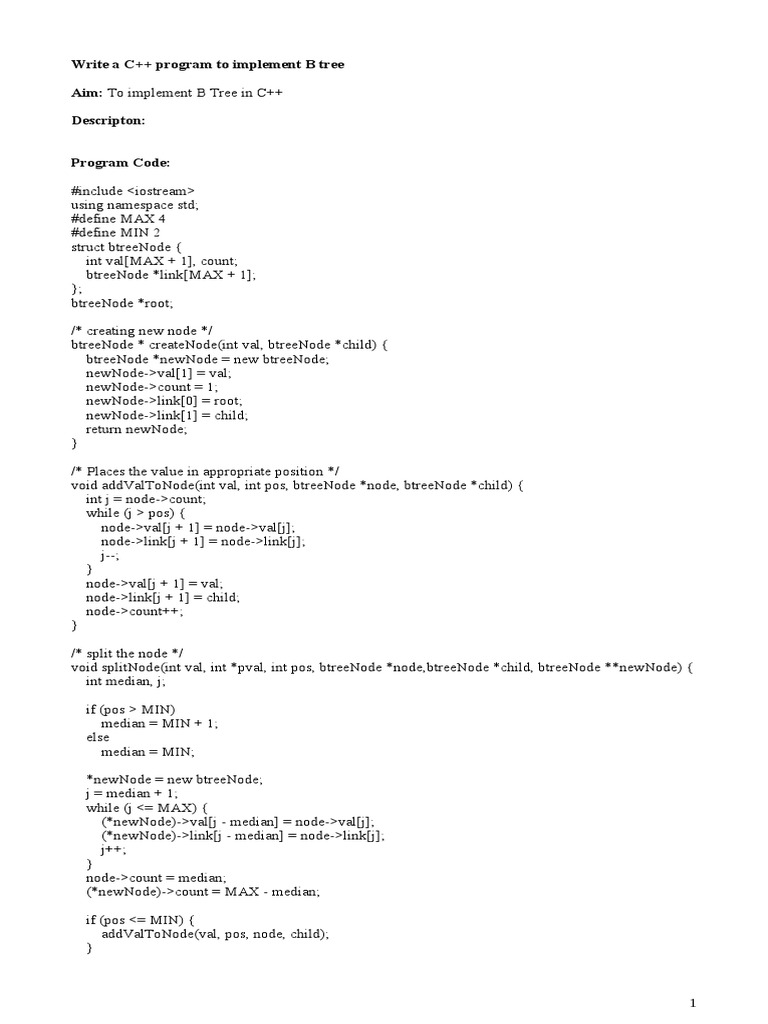 Btree | PDF | Data Management | Information Technology Management