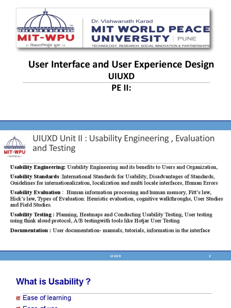 Unit II - 1 31.1.2023 | PDF