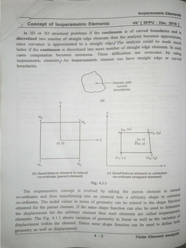 UNIT 6 CAE Isoparametric Elements | PDF