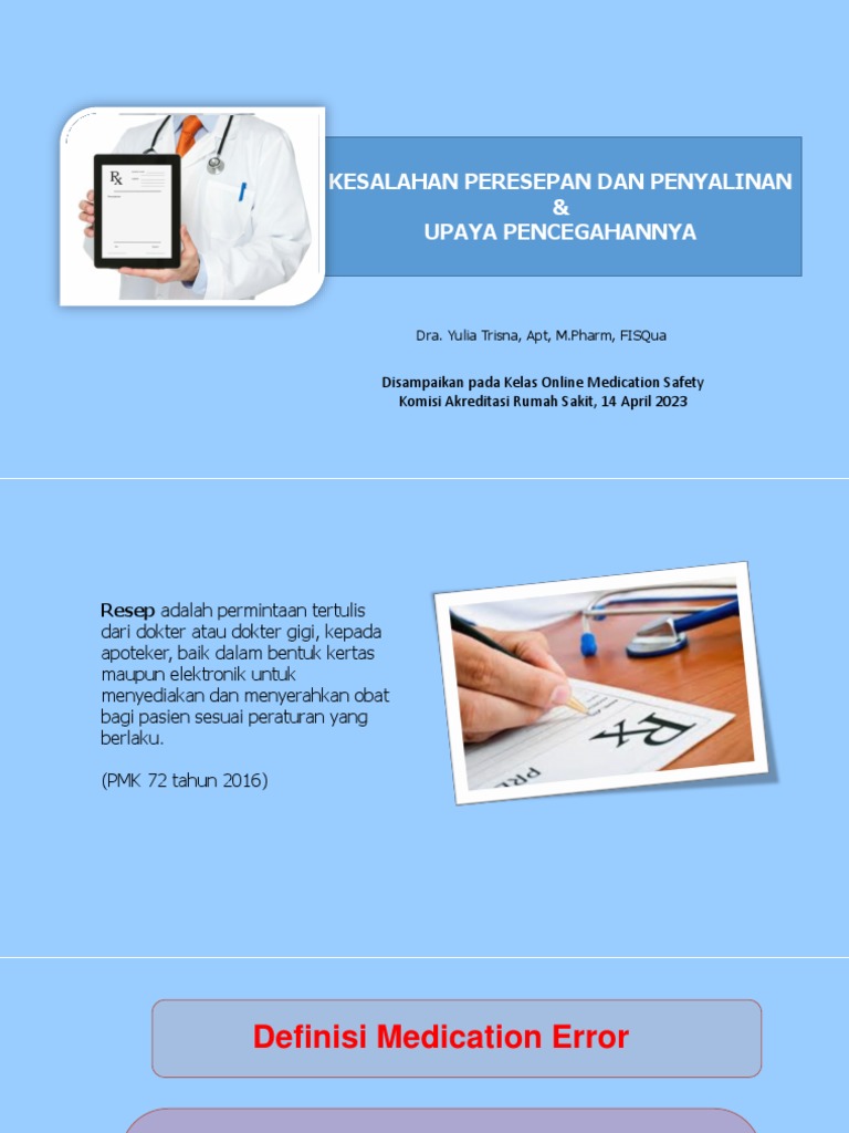 Medication Error | PDF