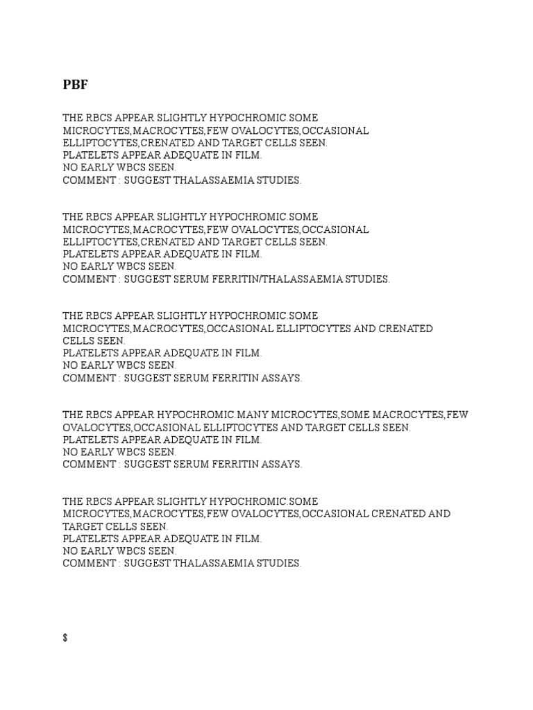 Haemato PBF | PDF | White Blood Cell | Platelet