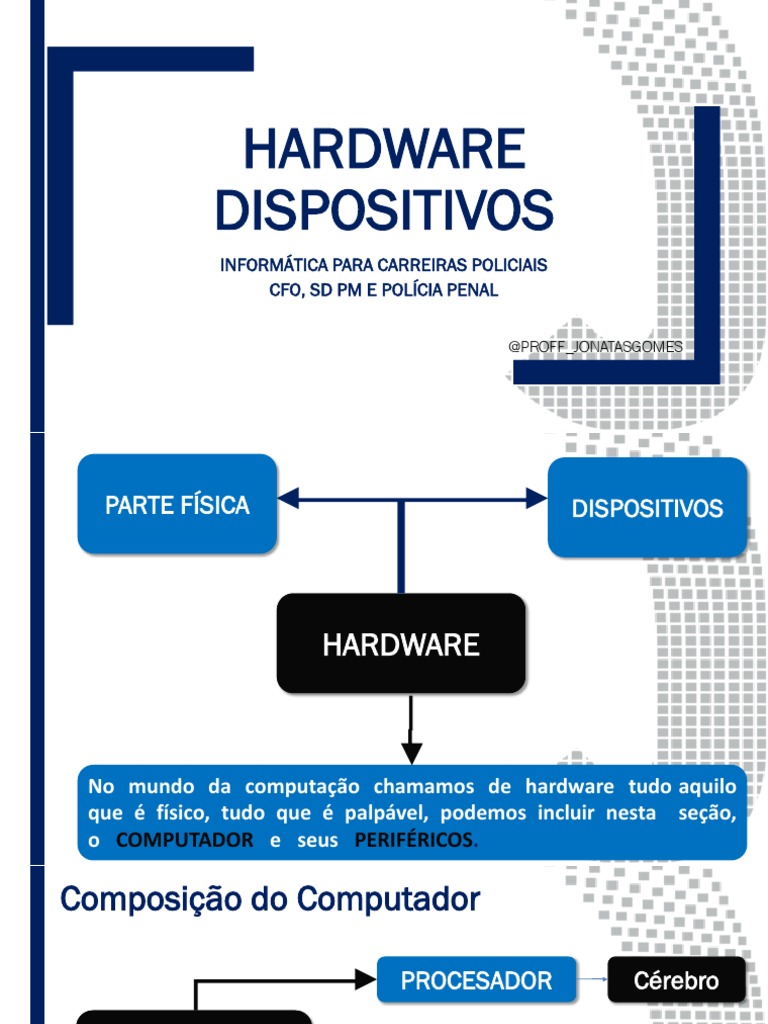 Hardware Aula 01 | Download grátis PDF | Memória de acesso aleatório (RAM) | Armazenamento de ...