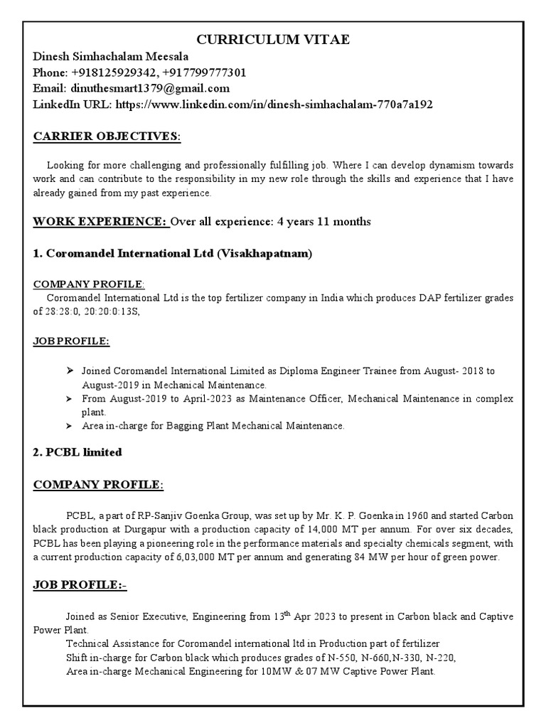 CV Dinesh 07-06-2023 | Download Free PDF | Pump | Regulatory Compliance