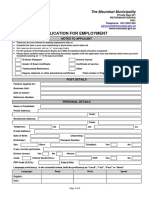 Harry Gwala Municipality Job Application Form | PDF | Recruitment | Justice