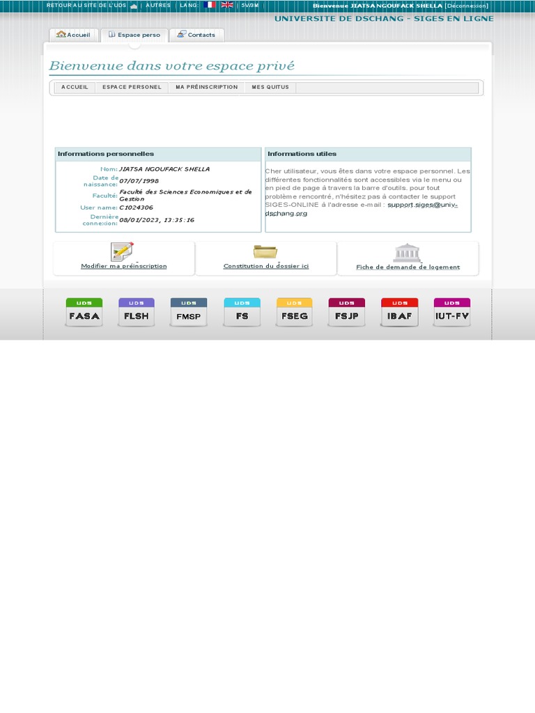 Uds-Inscription en Ligne | PDF