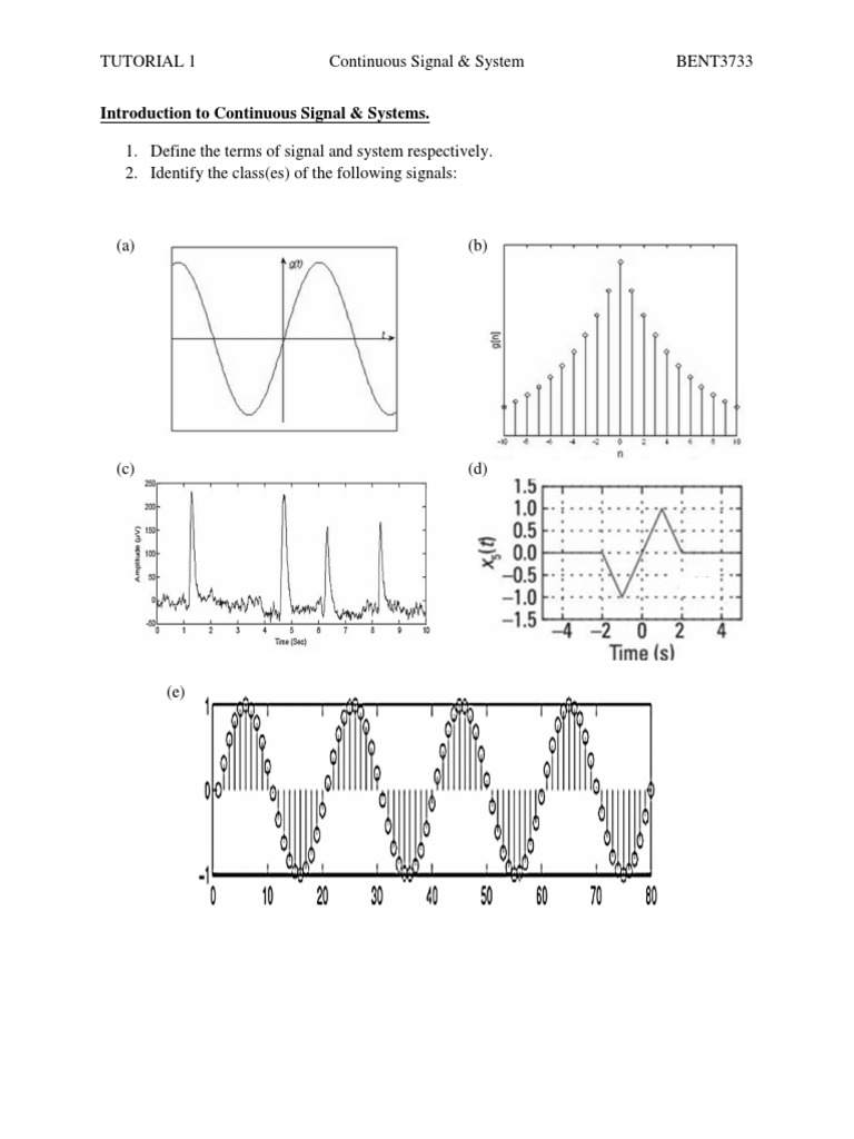 Tutorial 1 | PDF | Teaching Methods & Materials