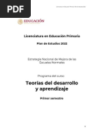 Teorias Del Desarrollo y Aprendizaje en La Primera Infancia | PDF | Educación de la primera ...