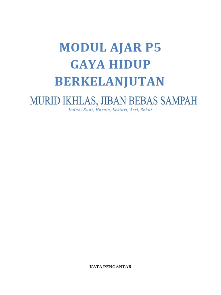 Modul Ajar P5 | PDF