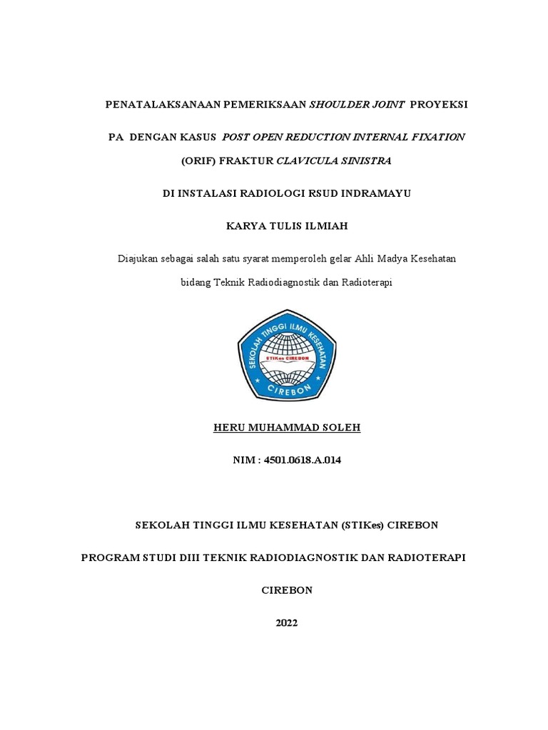 Kerangka KTI | PDF | Kesehatan Holistik | Sains & Matematika