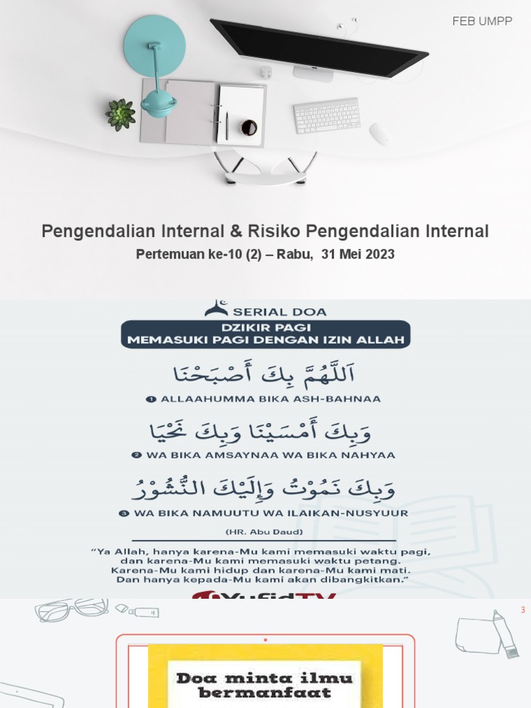 AUDITING - Pengendalian Internal Dan Risiko Pengendalian Internal | PDF