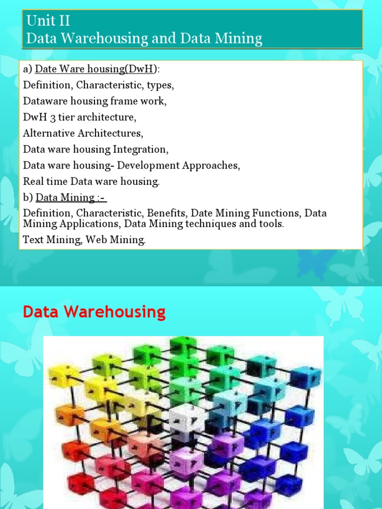BI Unit-II DWH | PDF | Data Warehouse | Databases