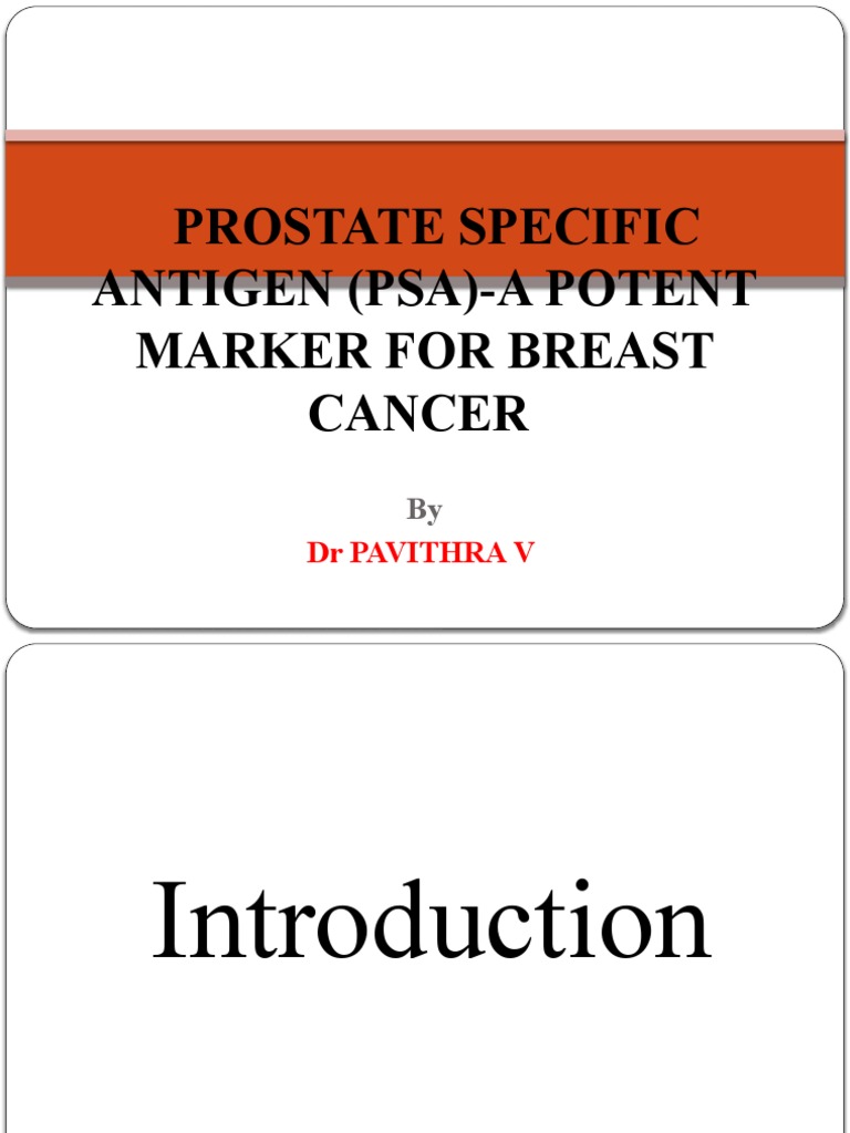 Psa Presentation | PDF | Prostate Specific Antigen | Biomarker