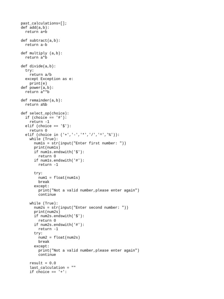 Calculator Part 2 Pdf 