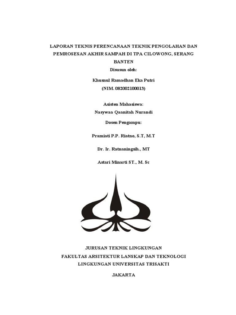 Khusnul Ramadhan Eka Putri - Draft Laporan Tubes TPPAS | PDF