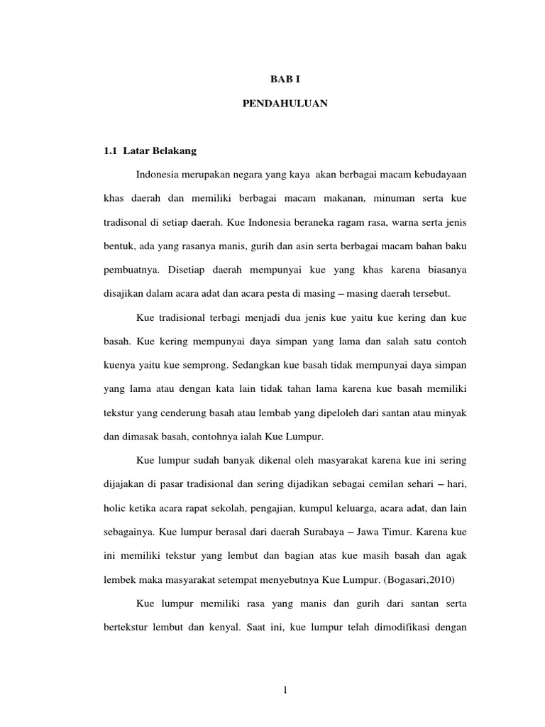 Bab 1 Kue Lumpur Pure Wortel | PDF