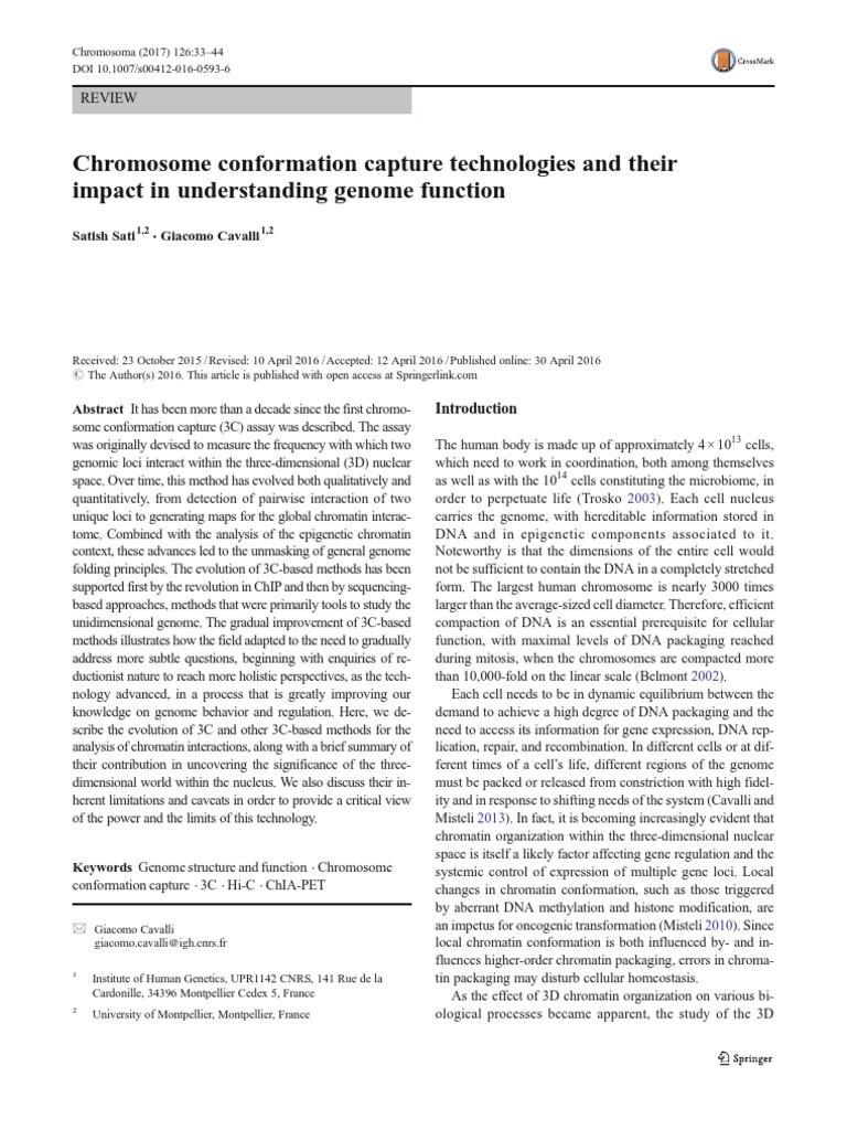 3c, 4c, 5c, Hi C ChromosomeConformationCaptureT | PDF
