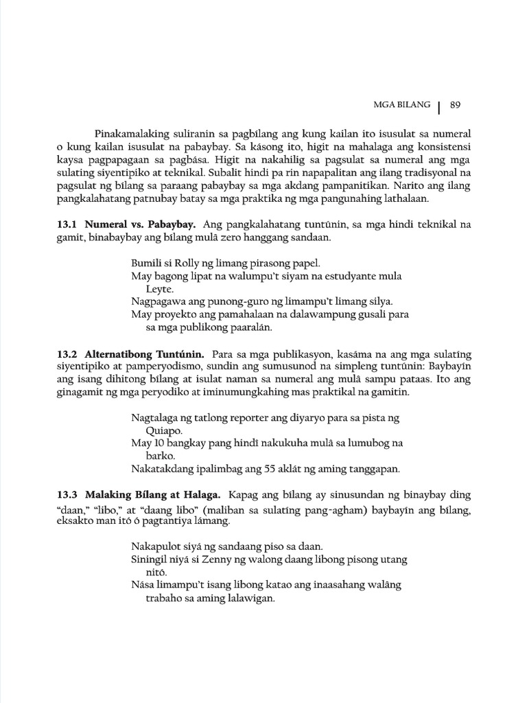 PDF KWF Manwal Sa Masinop Na Pagsulat - Compress 89 100 | PDF