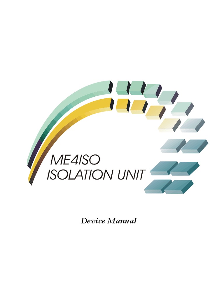 800396, ME4ISO Device Manual Rev 101 | PDF | Electrical Connector ...