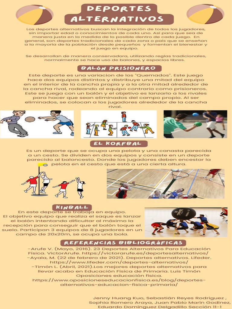 Deportes Alternativos Grupo 5 | PDF | Entretenimiento | Deportes de equipo
