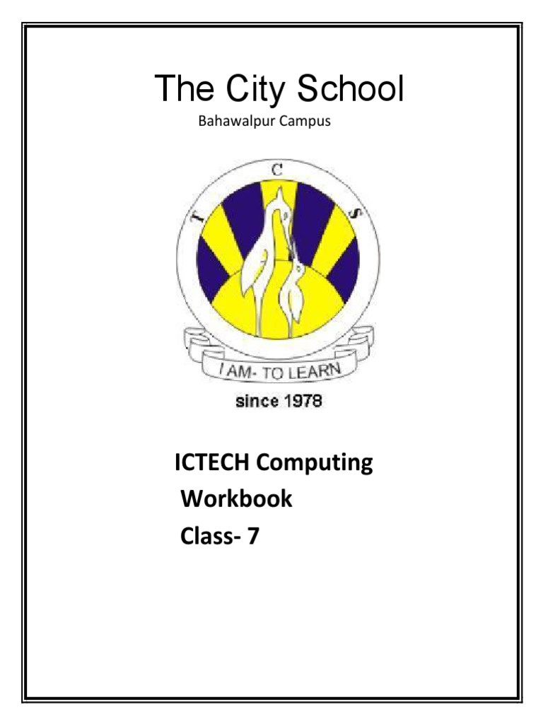 Computing Booklet Class 7 | PDF | Computer Program | Programming