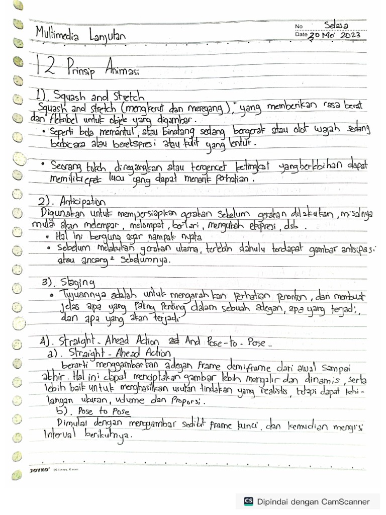 12 Prinsip Animasi | PDF