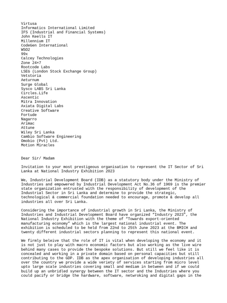 IT Letter Aid | PDF | Economies