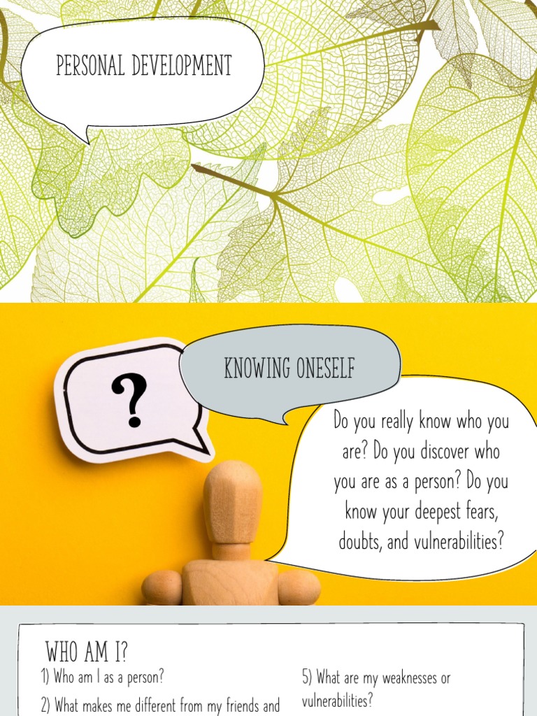Understanding Yourself for Growth | PDF | Self-Improvement