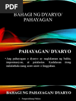 Bahagi NG Diyaryo o Pahayagan | PDF