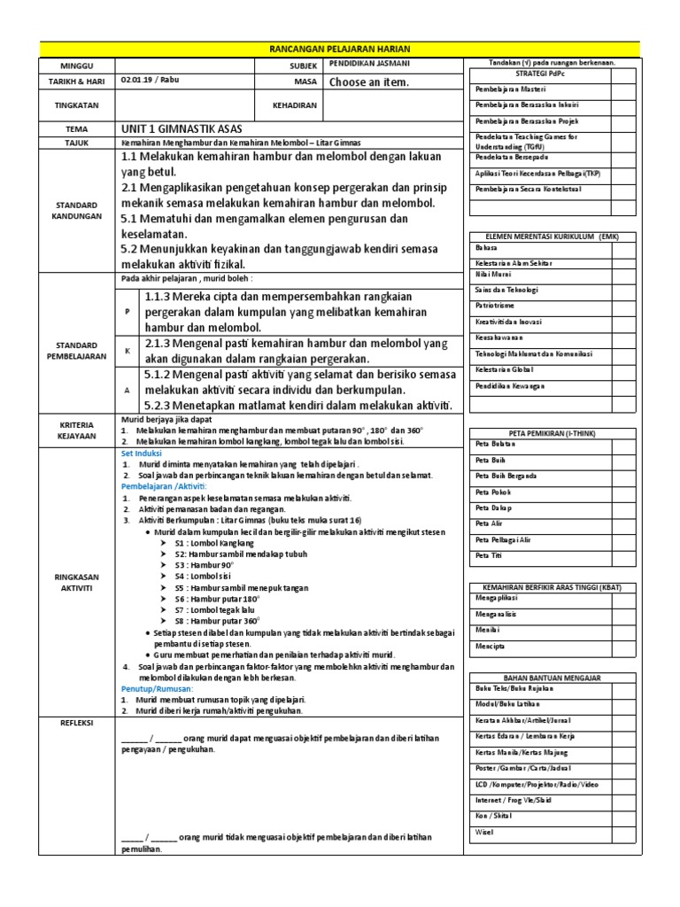 1 0c Gimnastik Asas Litar Gimnas Pdf