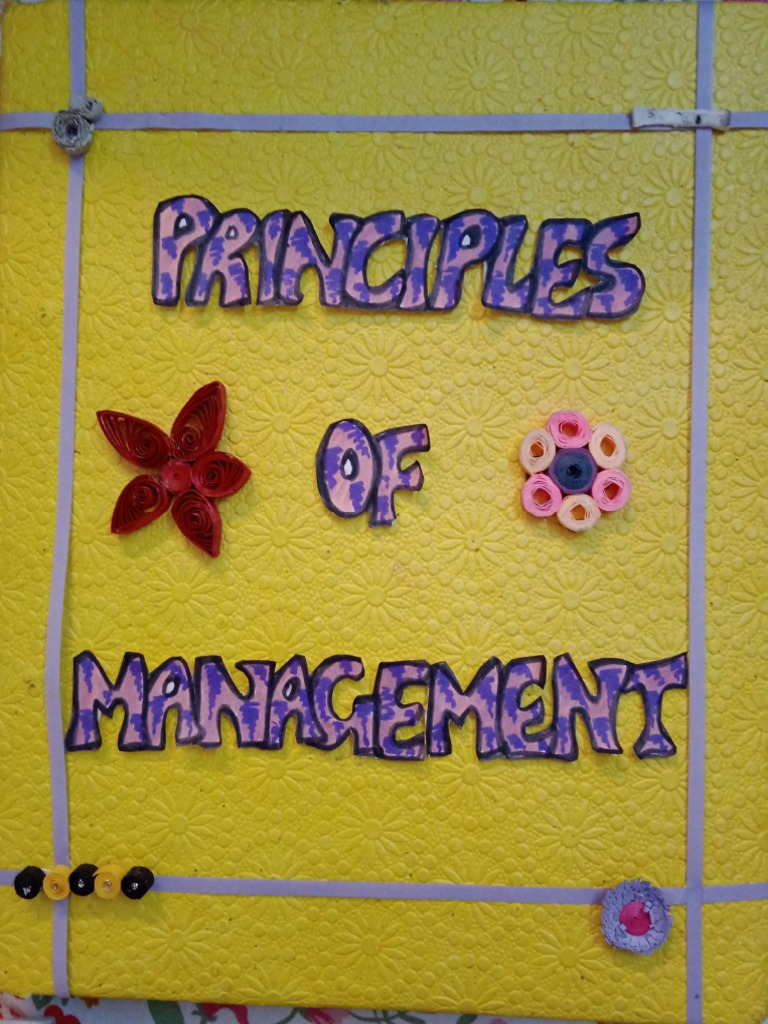 Principles of Management Project Class 12 | PDF