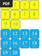 Rectangular Numbers 1 To 100 | PDF