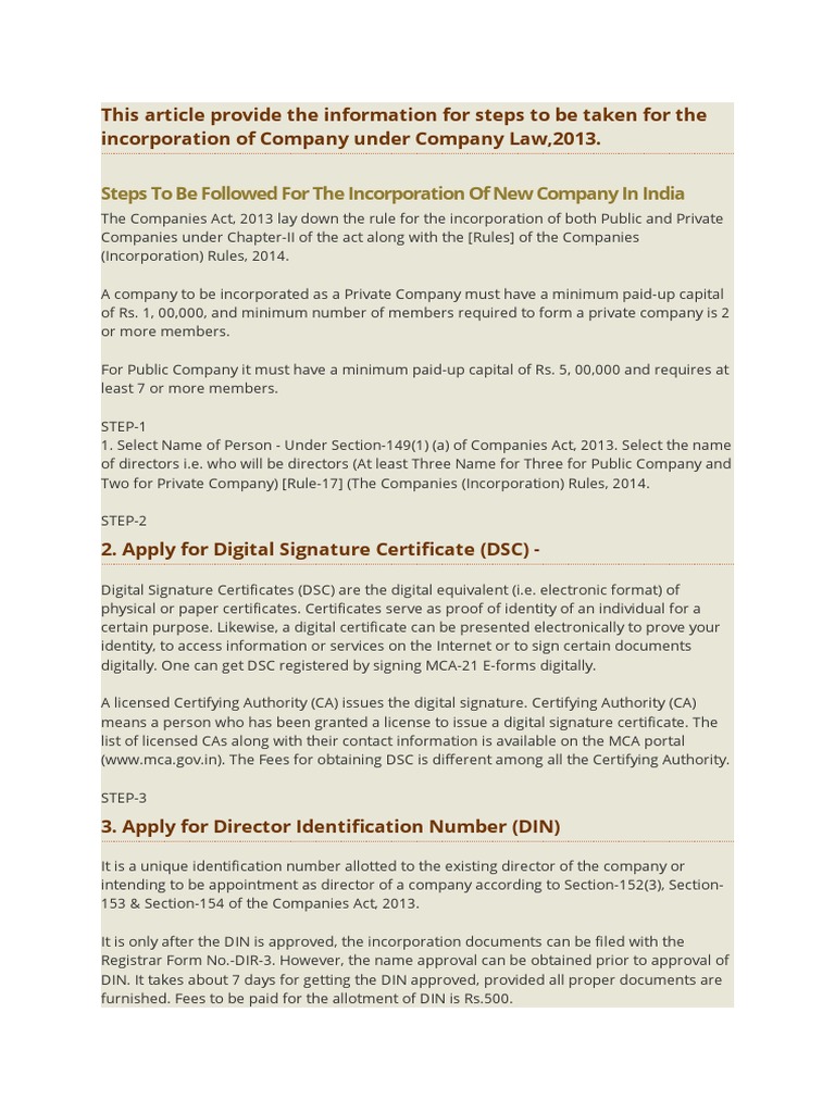 This Article Provide The Information For Steps To Be Taken For The ... This Article Provide The Information For Steps To Be Taken For The ...