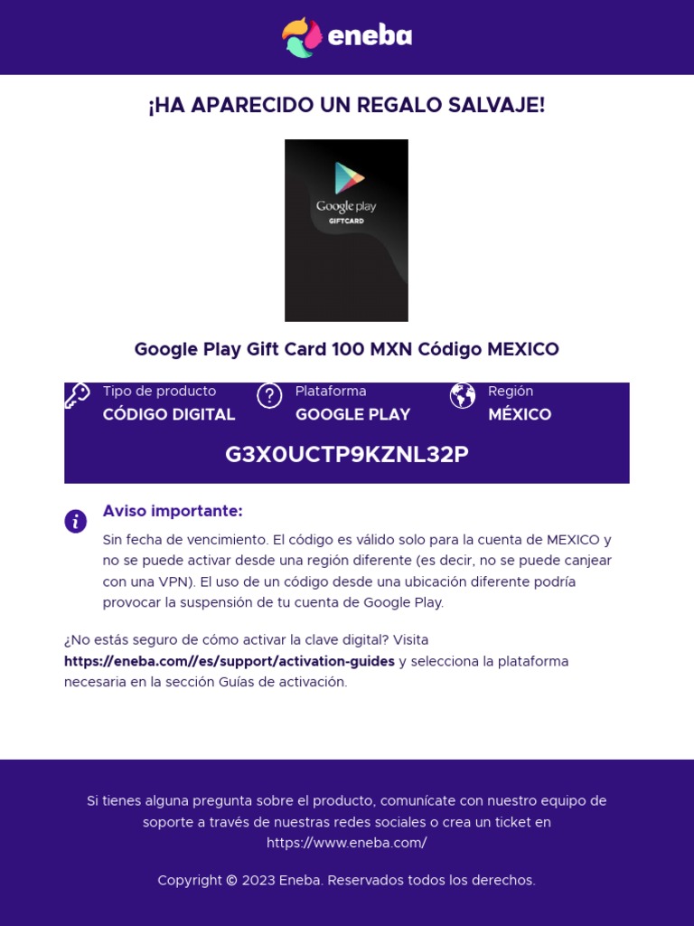Tarjeta Google Play | PDF