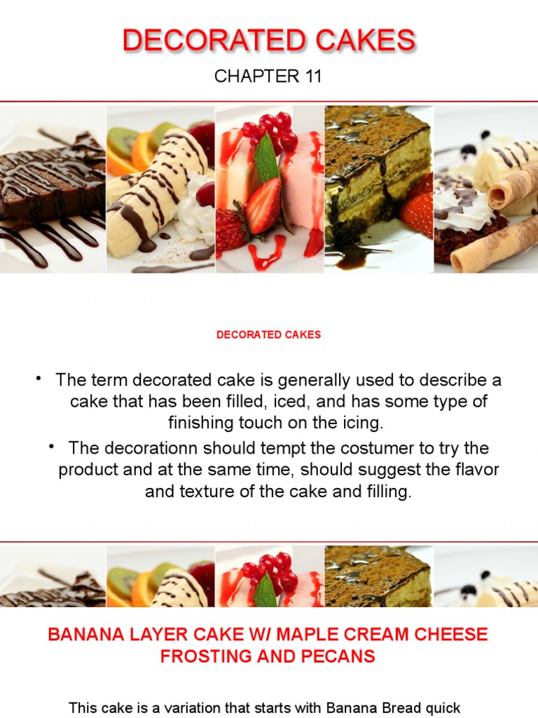 Chapter 11 - DECORATED CAKES | PDF | Cakes | Cheesecake