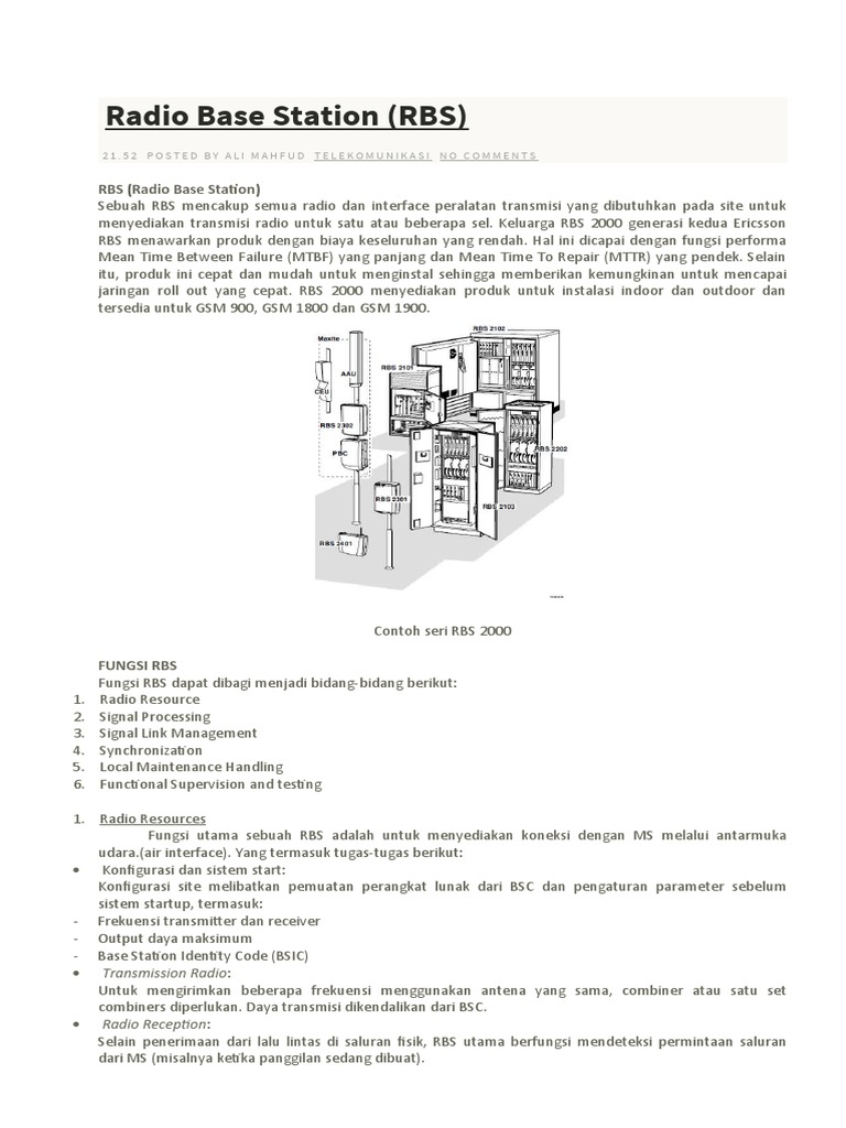 Radio Base Station | PDF