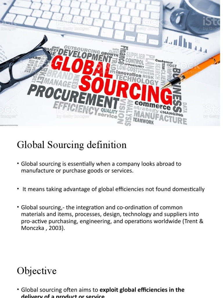 Global Sourcing Unit 1 | PDF | Procurement | Supply Chain