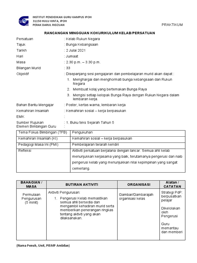 2 July - Koko Rukun Negara (Kolaj) | PDF